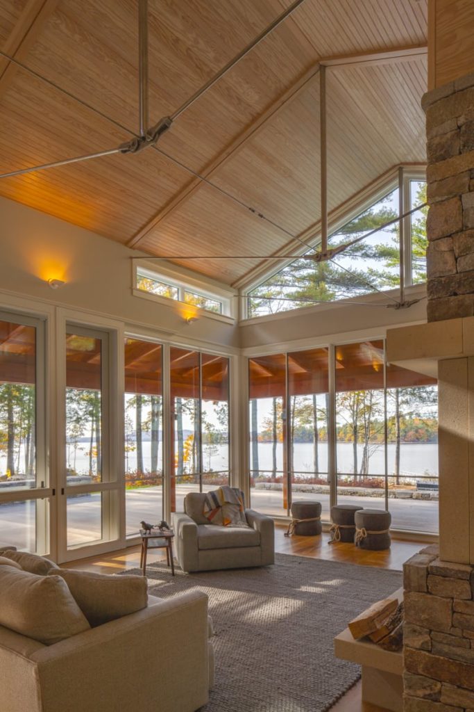 A Modern Maine Camp | Sebago Lake | Eck MacNeely Architects