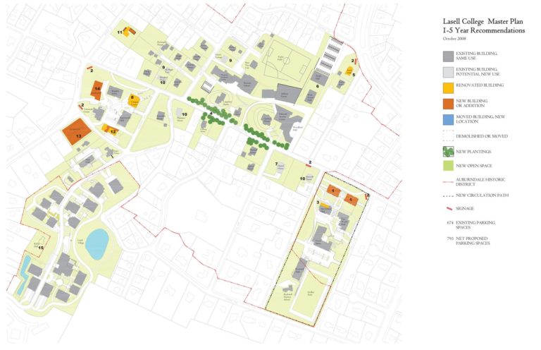 Lasell College Campus Master Plan | Eck MacNeely Architects